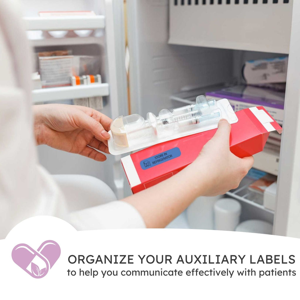 Hospital Pharmacy Auxiliary Labels